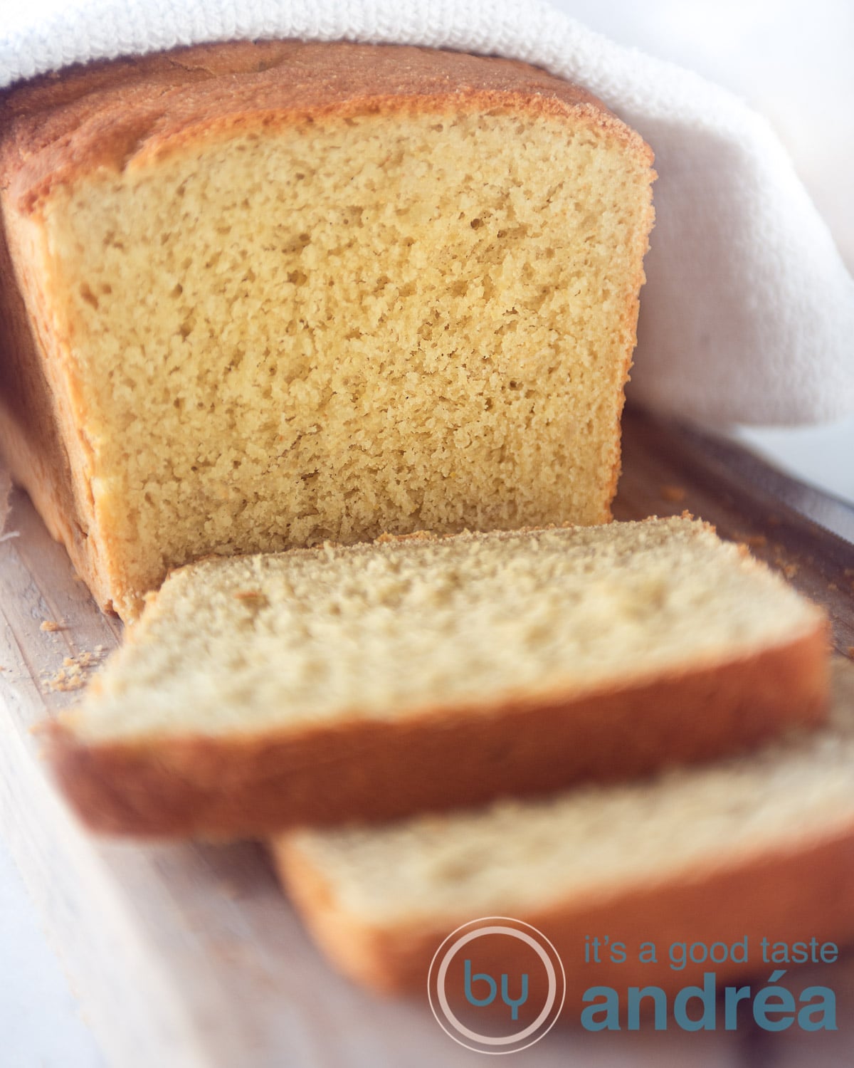 How-to bake Cornbread Loaf from Scratch {egg and dairy free}