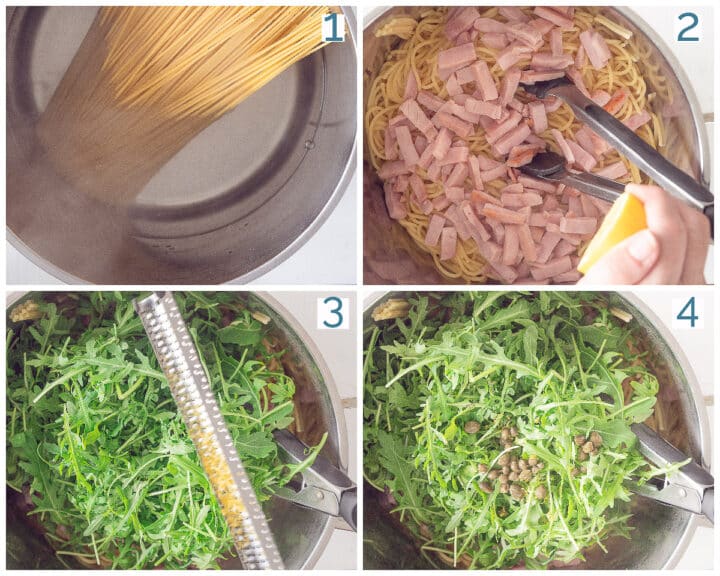 Italian Spaghetti with Ham - By Andrea Janssen