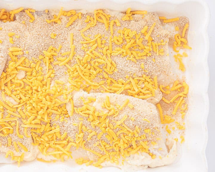 Easy Cheesy Baked Cod Recipe for Dinner - By Andrea Janssen