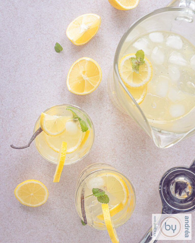 Homemade Vanilla Lemonade - By Andrea Janssen