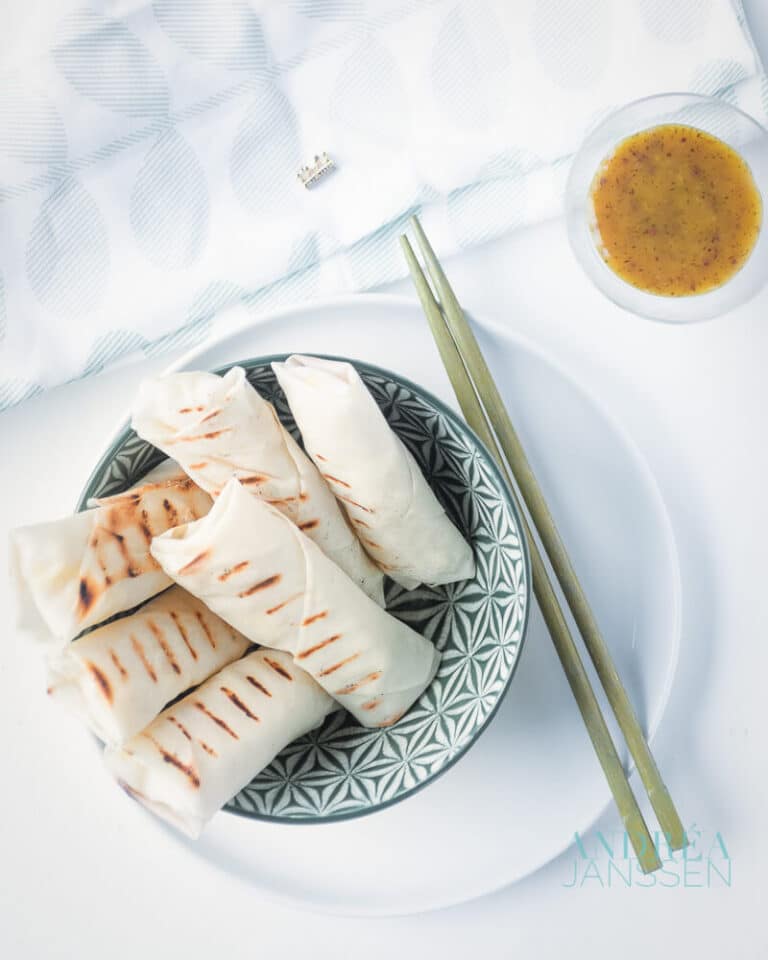 Cauliflower and cheese spring rolls - By Andrea Janssen