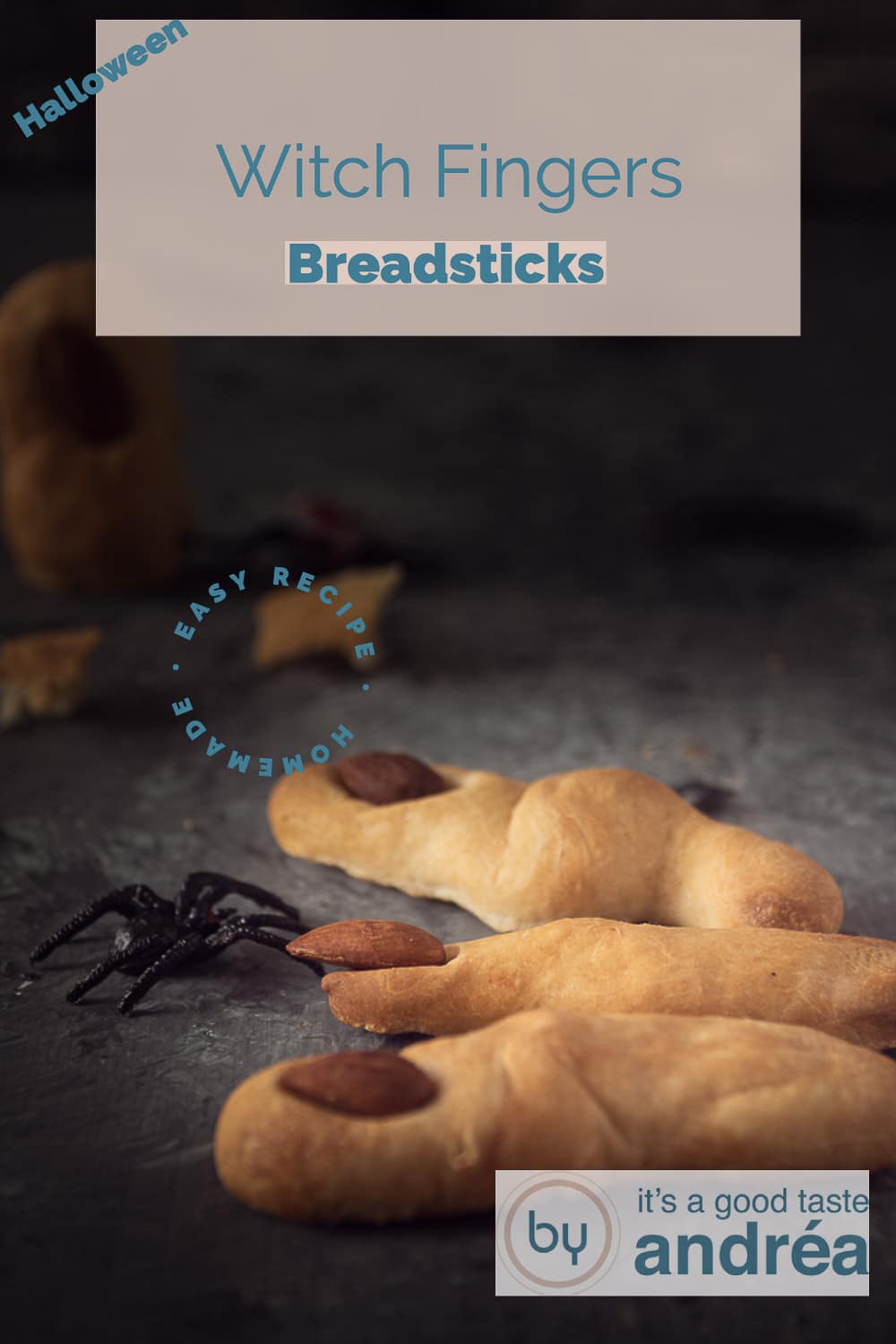 Creepy Witch Fingers Bread Sticks - By Andrea Janssen