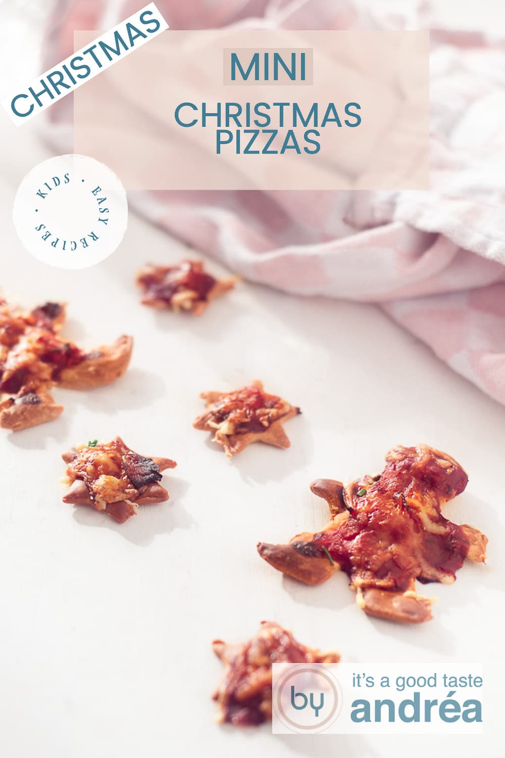 Mini Christmas Pizzas - By Andrea Janssen