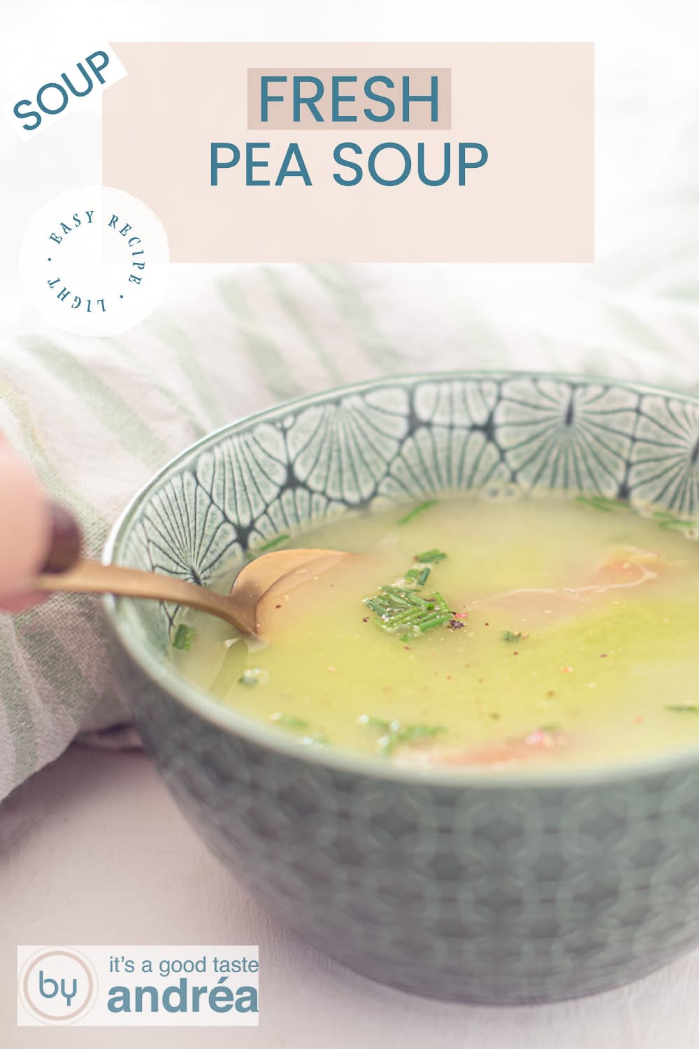 Fresh Pea Soup - By Andrea Janssen