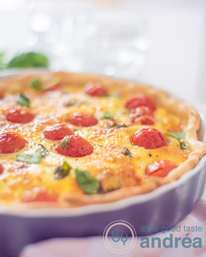 Caprese Quiche - By Andrea Janssen