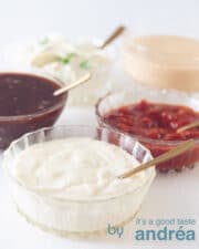 Raclette Recipe 5 Homemade Sauces - By Andrea Janssen