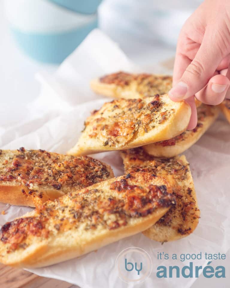 Parmesan Garlic Bread - By Andrea Janssen