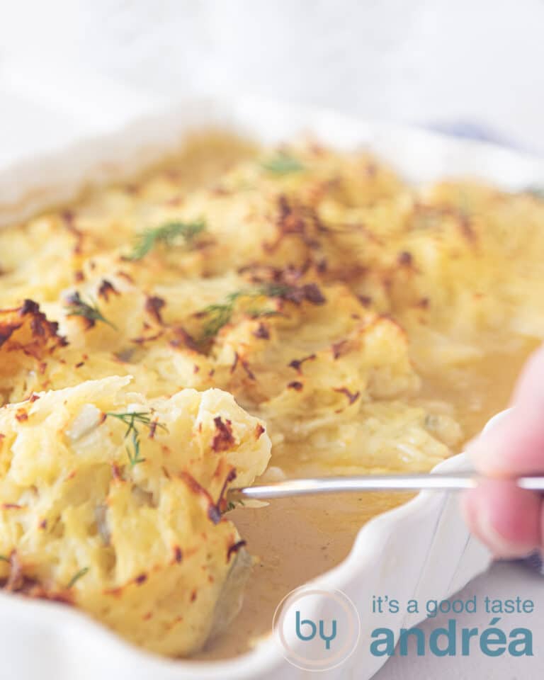 Cod Casserole with Potatoes - By Andrea Janssen