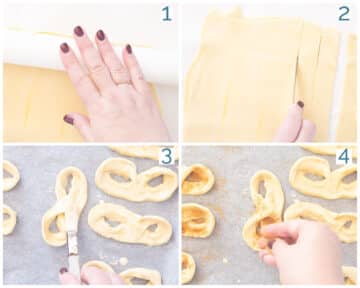 Krakelingen Dutch Sweet Pretzel Cookies - By Andrea Janssen