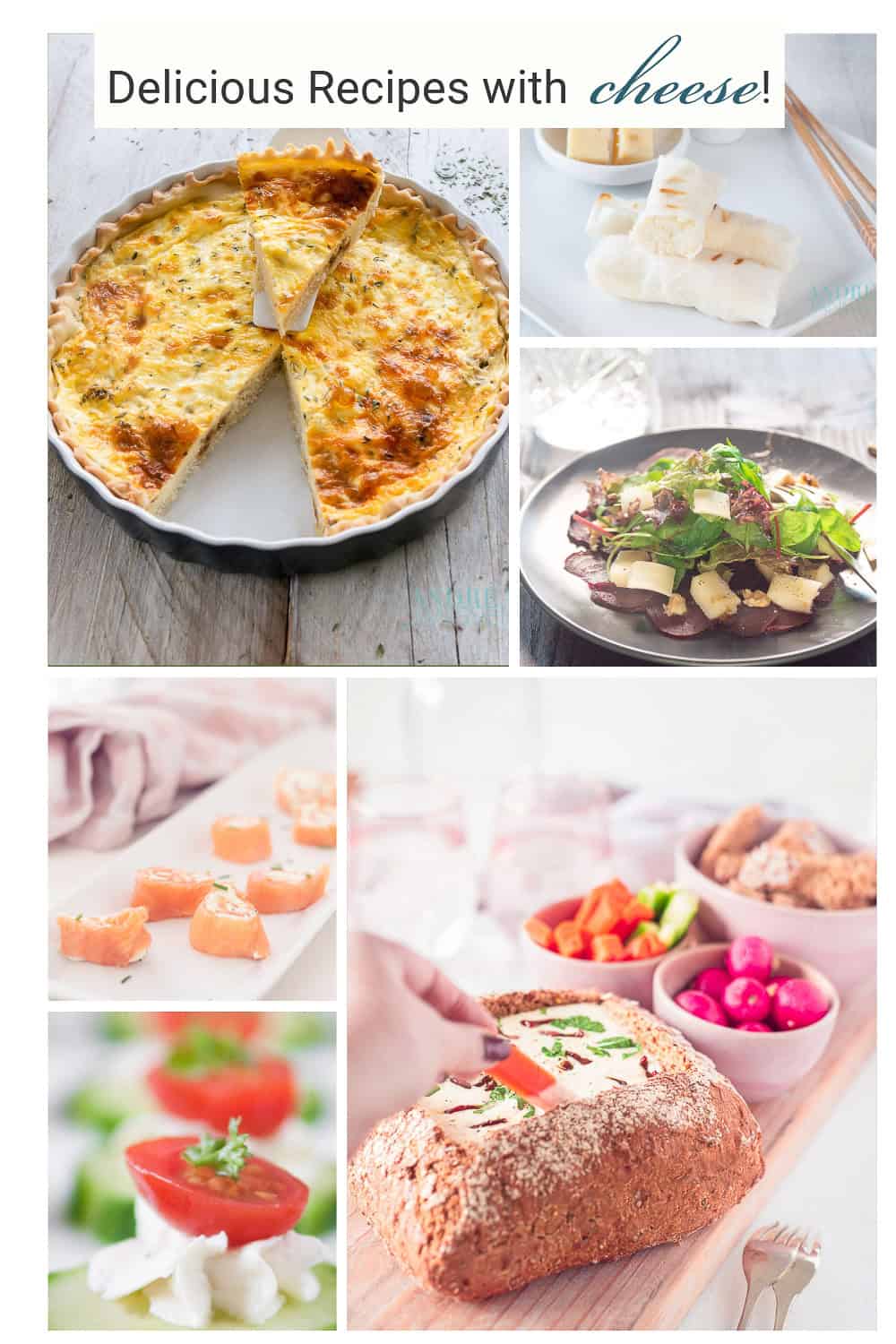 10 Delicious Recipes with Cheese - By Andrea Janssen