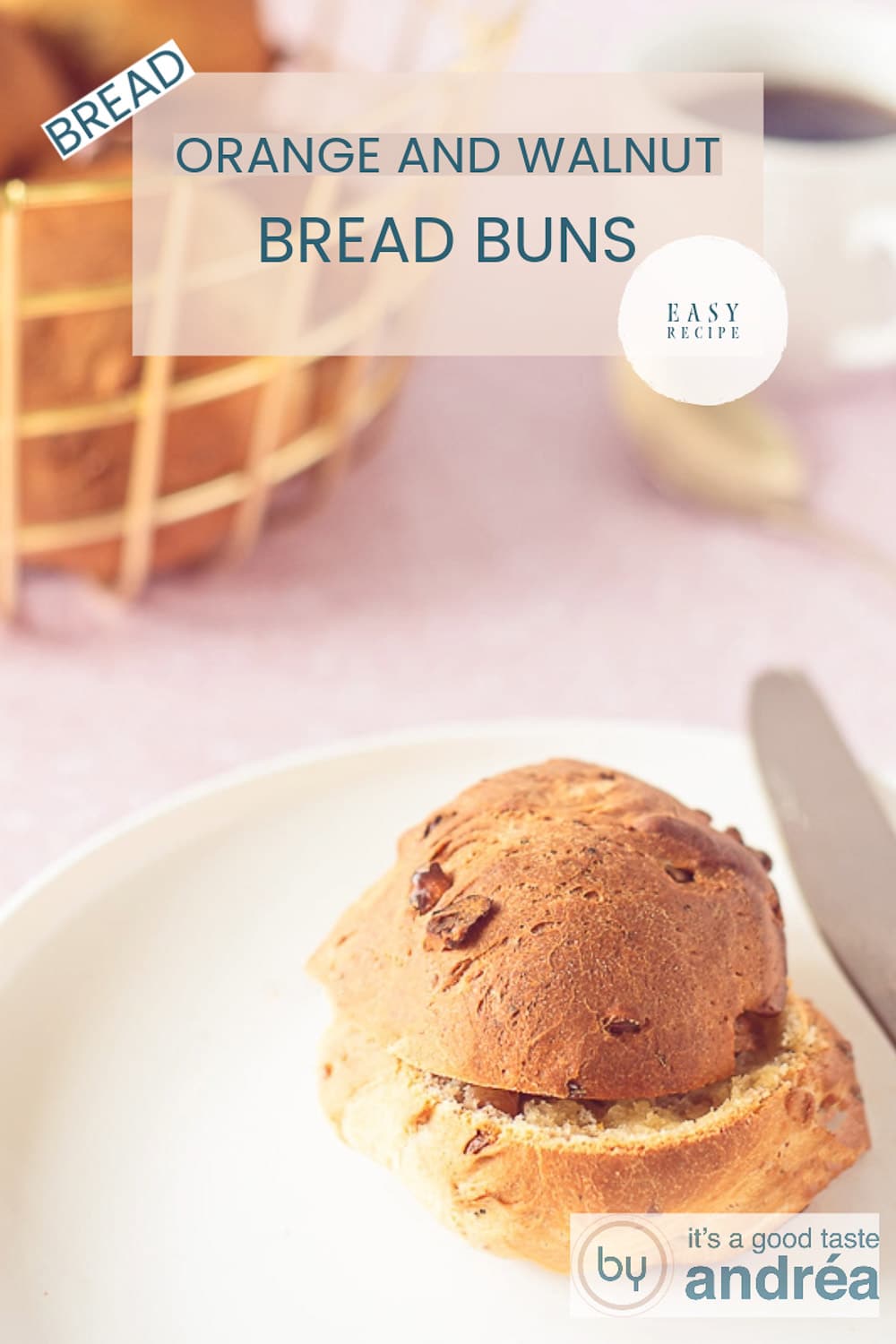 Oregano and Walnut Bread Buns - By Andrea Janssen