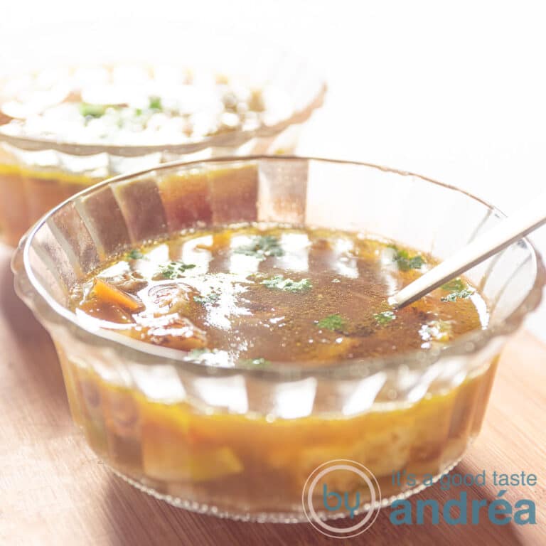 Flädlesuppe a German Pancake Soup (Austrian Frittatensuppe) - By Andrea ...