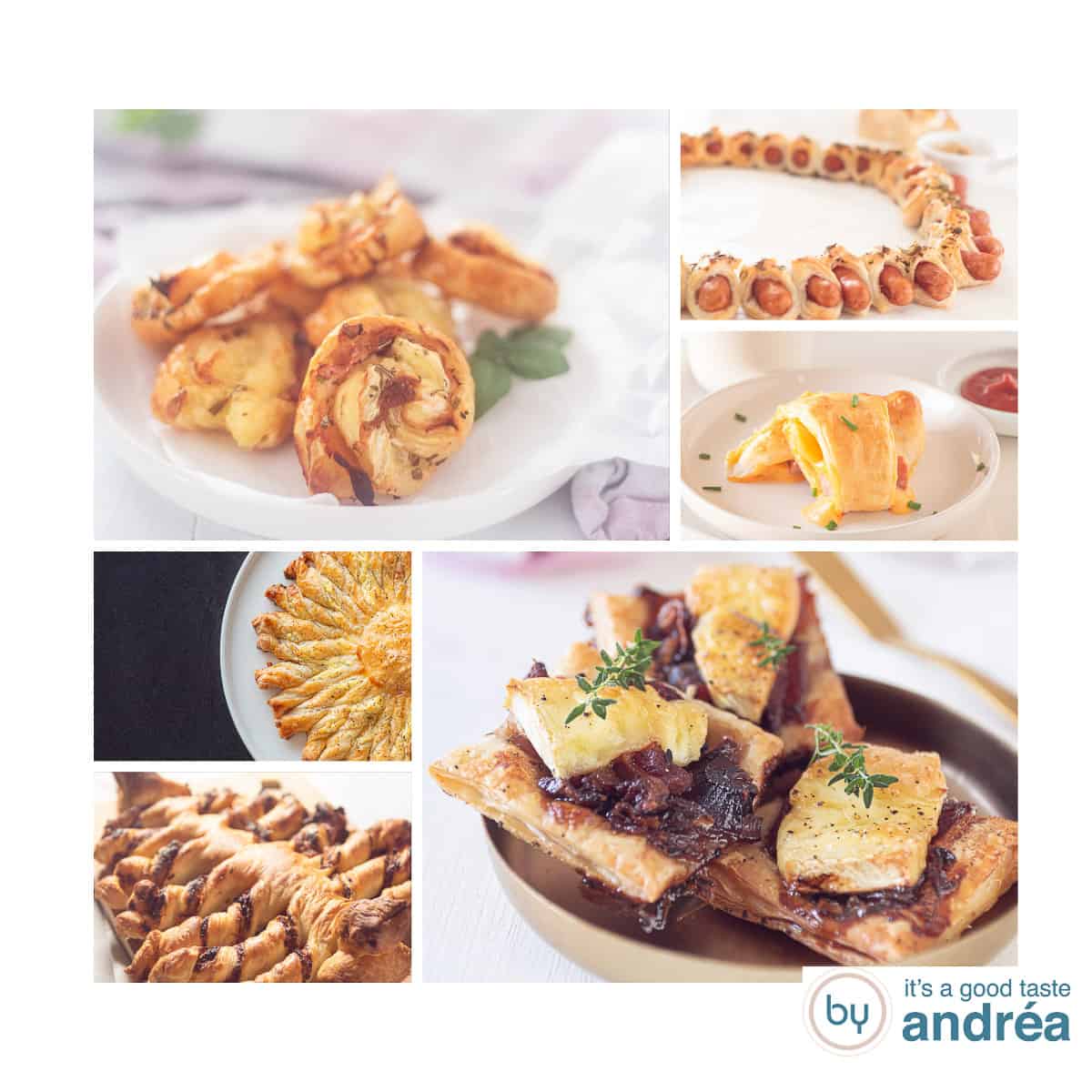 10 Savory Puff Pastry Snacks - By Andrea Janssen