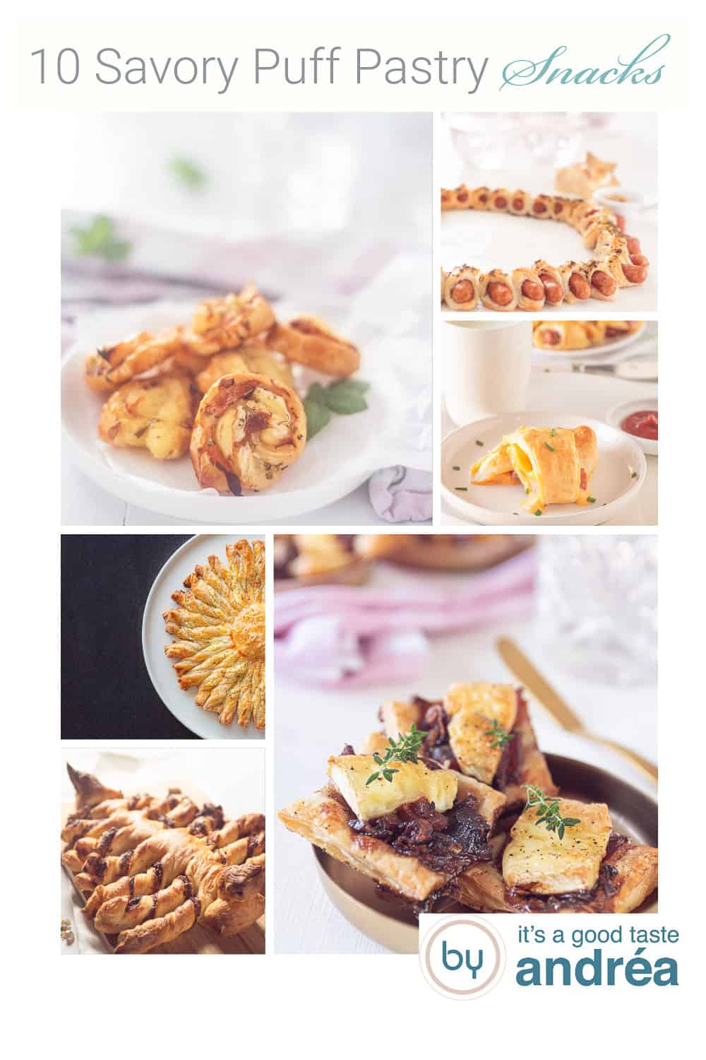 10 Savory Puff Pastry Snacks - By Andrea Janssen