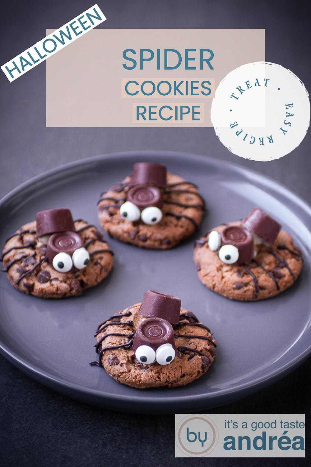 Spider Cookies Recipe - By Andrea Janssen