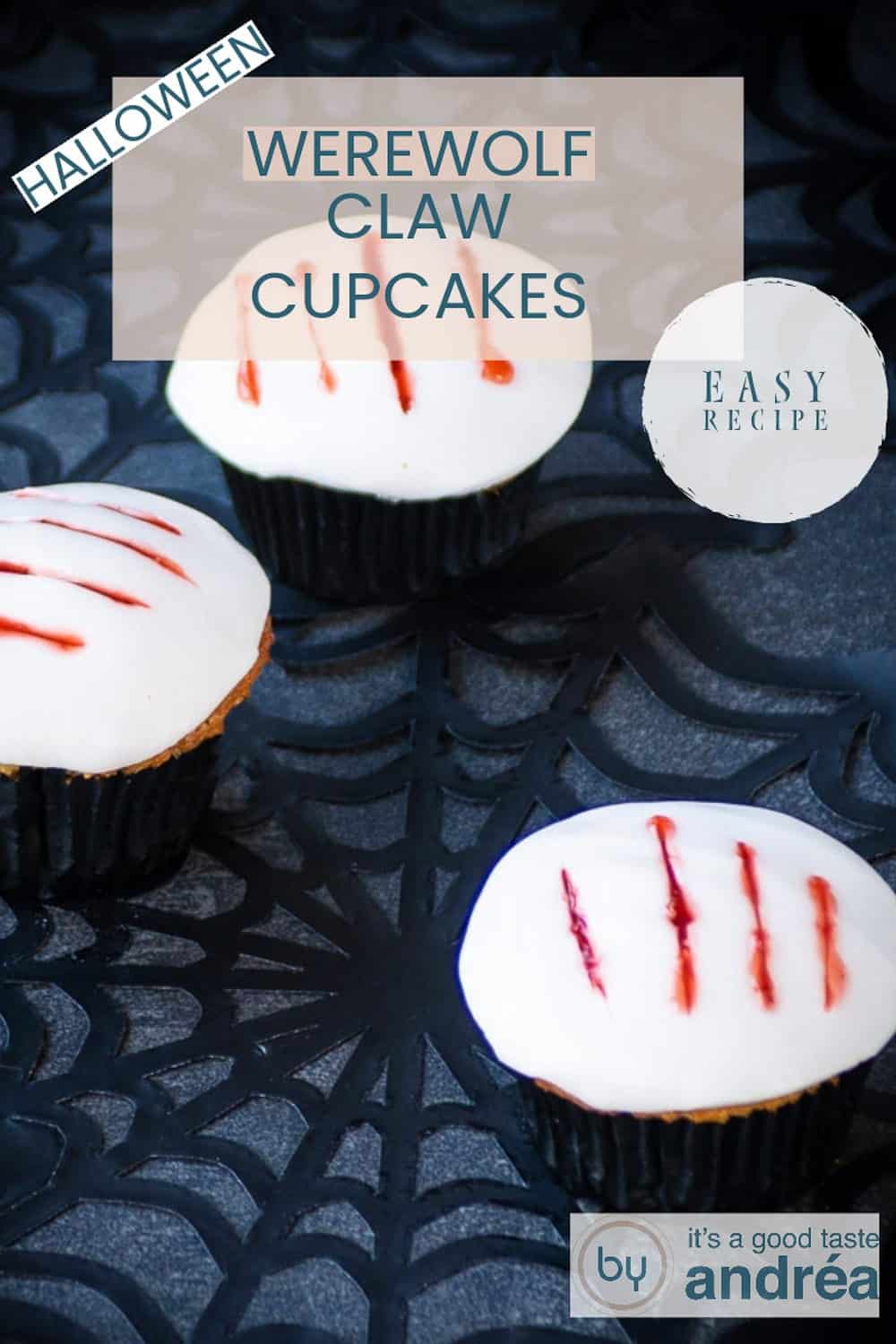 Halloween Werewolf Claw Cupcakes - By Andrea Janssen