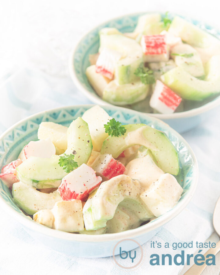 Surimi salad recipe with Bourbon - By Andrea Janssen