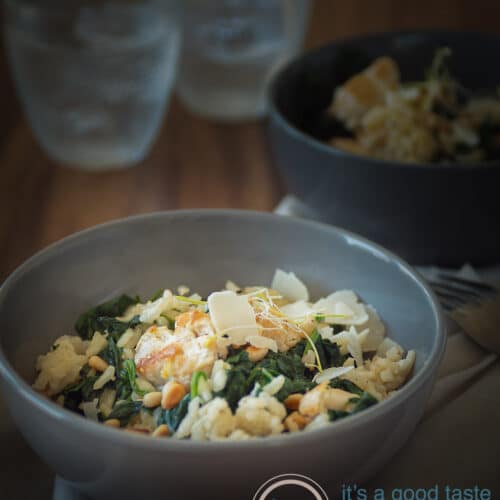 Cod Risotto with Zucchini - By Andrea Janssen