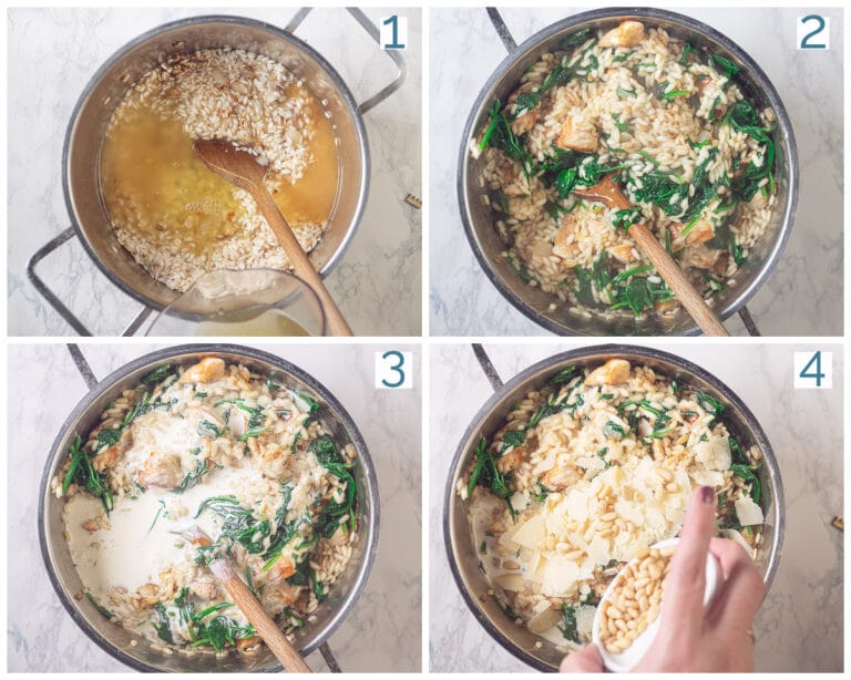 Chicken and Spinach Risotto Recipe - By Andrea Janssen