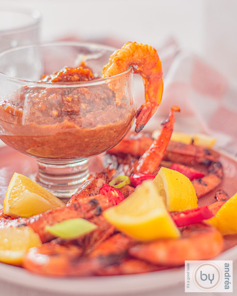 Easy Grilled Shrimp with Satay Sauce – Summer BBQ Recipe - By Andrea ...