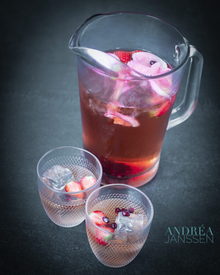 Rose vanilla ice tea - By Andrea Janssen