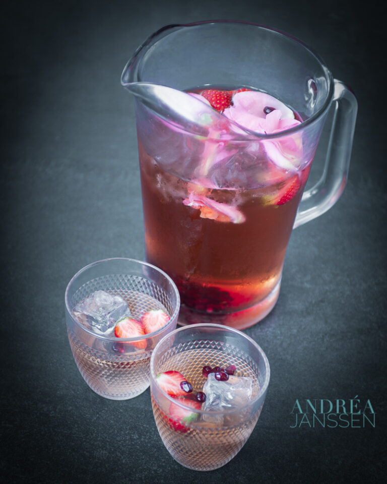 Rose vanilla ice tea - By Andrea Janssen