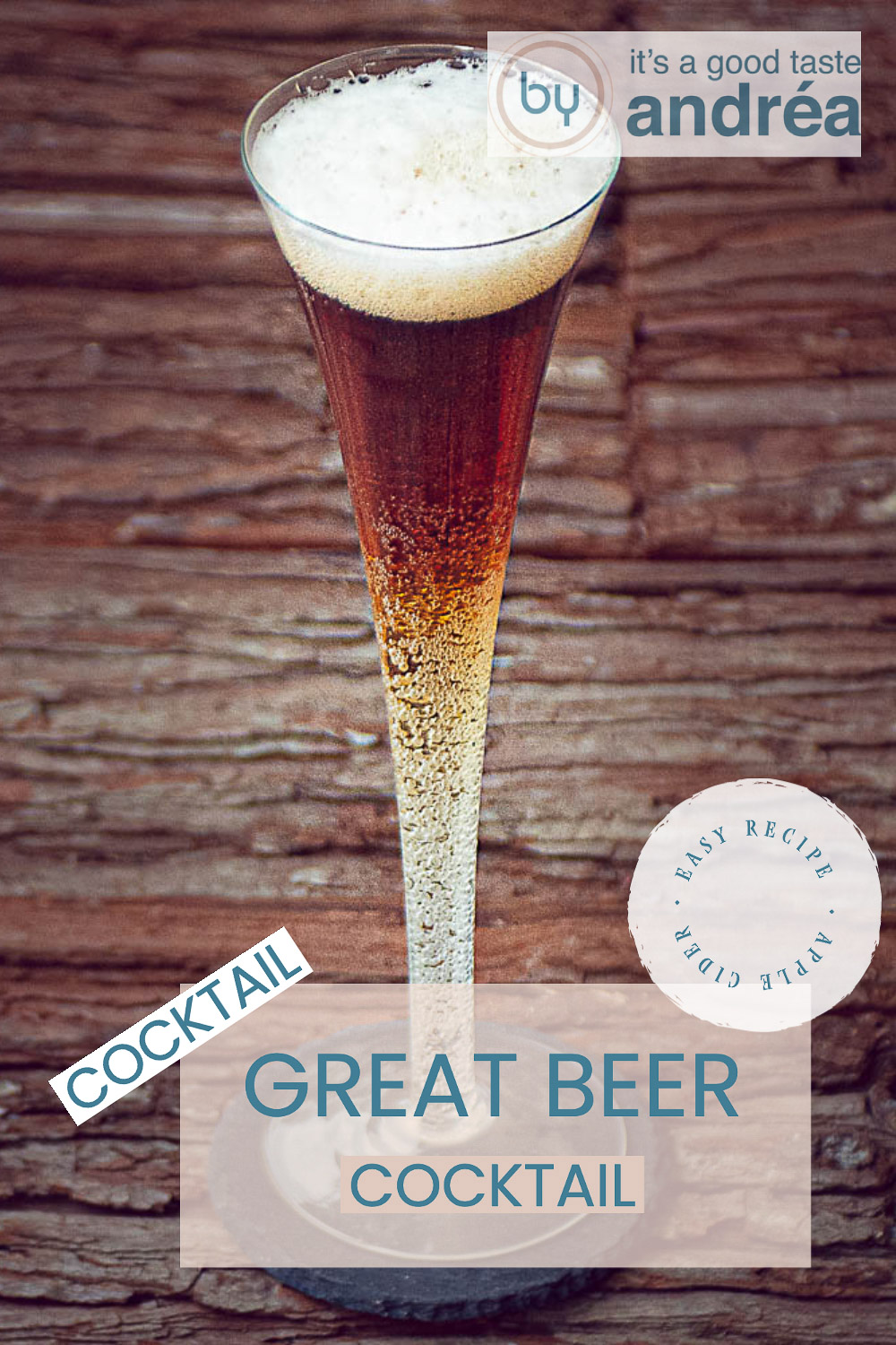 Beer Cocktail with Apple Cider - By Andrea Janssen