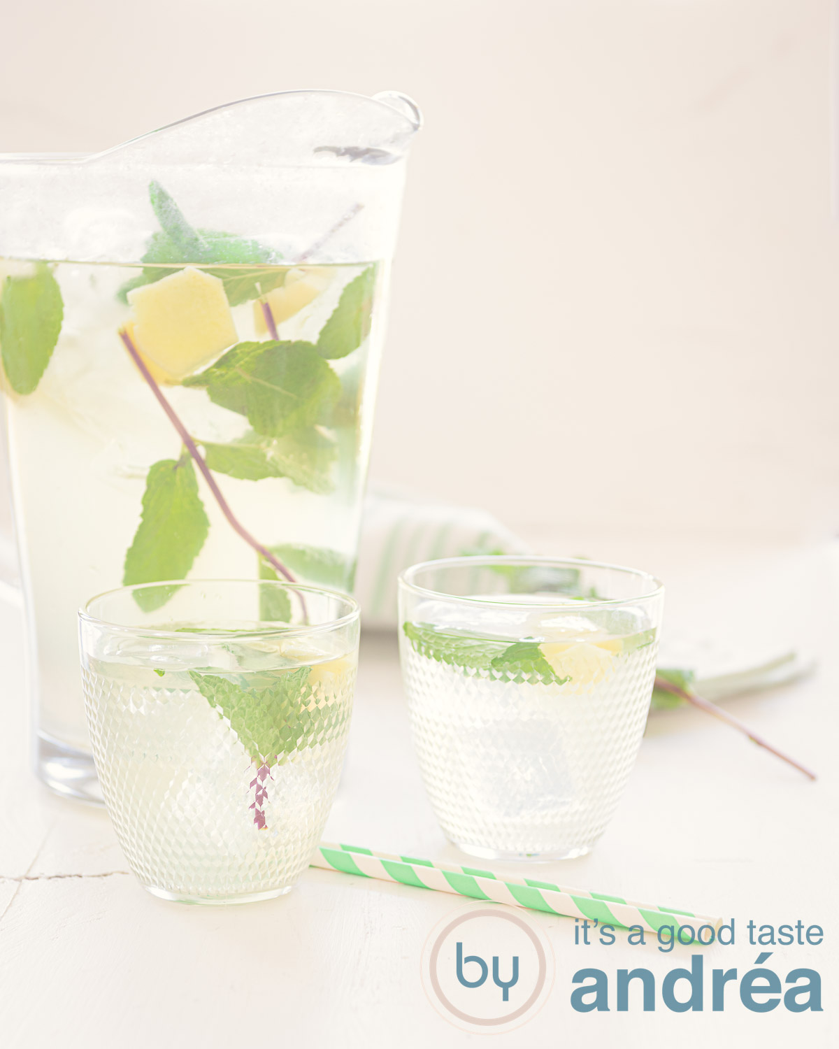 How To Prepare Homemade Ginger Iced Tea - By Andrea Janssen