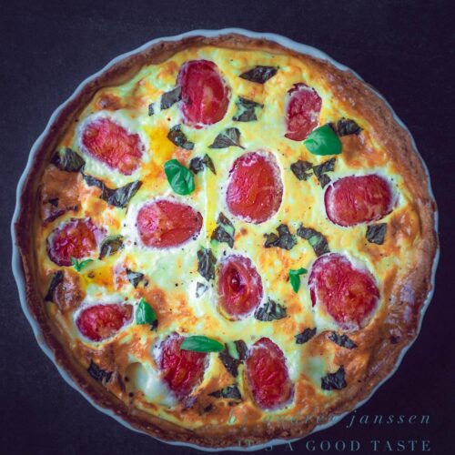 Fall quiche with pumpkin and sweet potato - By Andrea Janssen