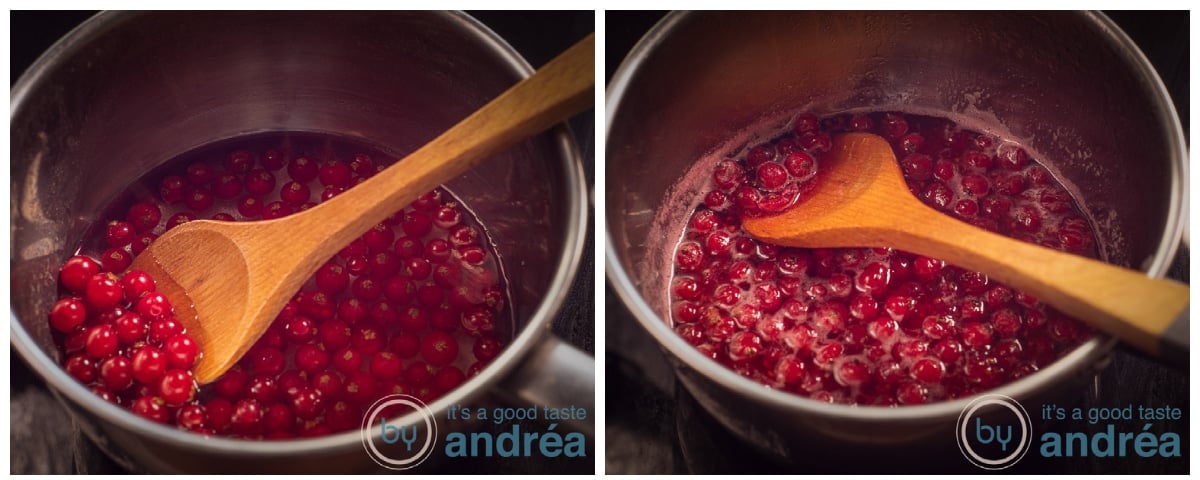 Red currant cosmopolitan cocktail recipe - By Andrea Janssen