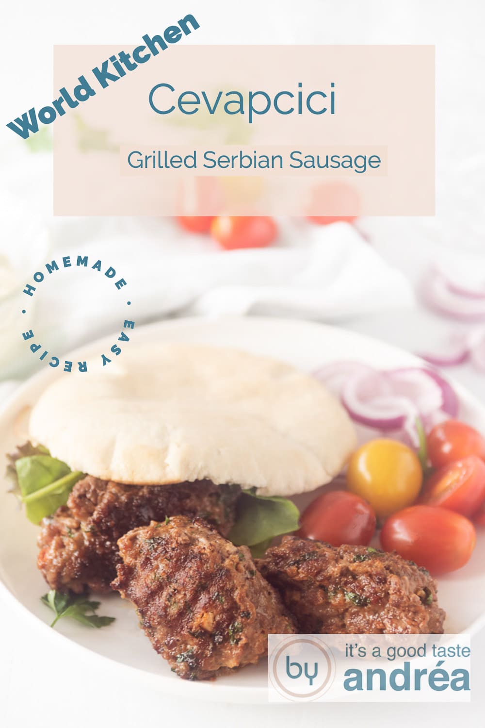 Cevapi or Cevapcici (Grilled Serbian Sausage) - By Andrea Janssen