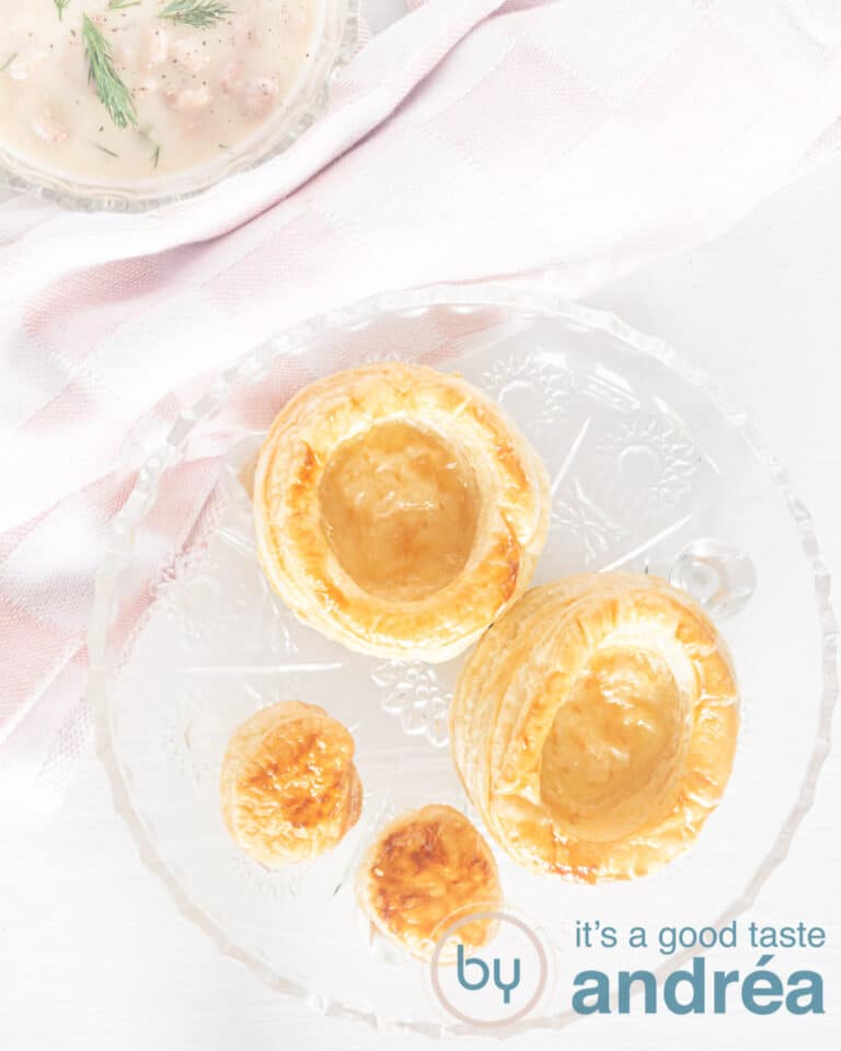 Make Dutch Pasteibakjes (Dutch Puff Pastry bowls) - By Andrea Janssen