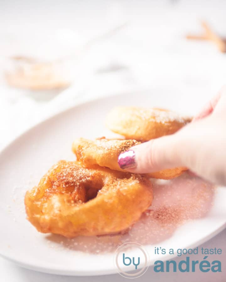 Traditional Appelbeignets (Dutch Apple Doughnuts) - By Andrea Janssen