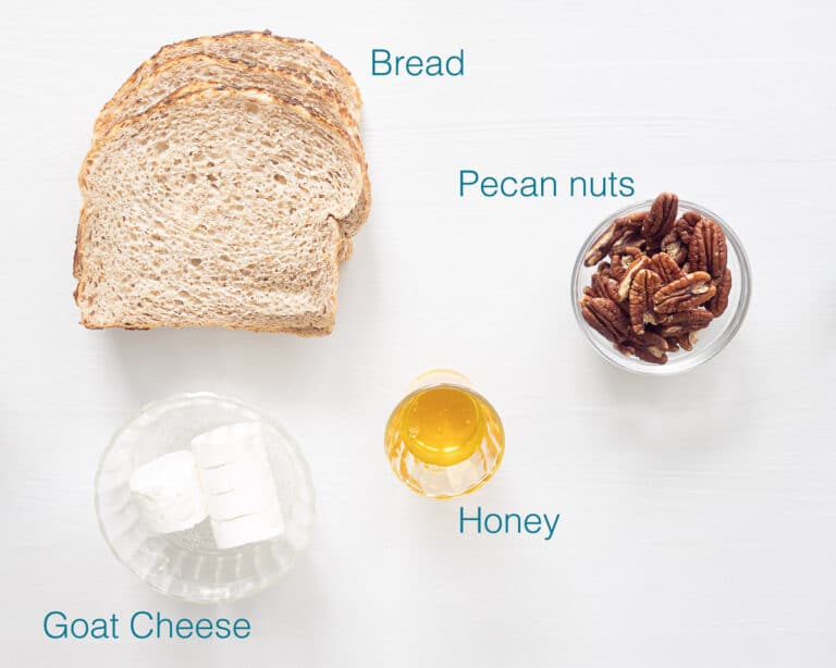 Goat Cheese Grilled Cheese with Honey en Pecans - By Andrea Janssen