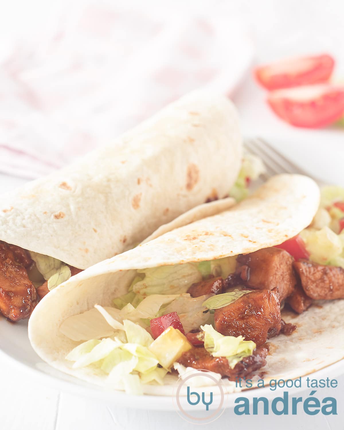 Soy Chicken Wraps - By Andrea Janssen