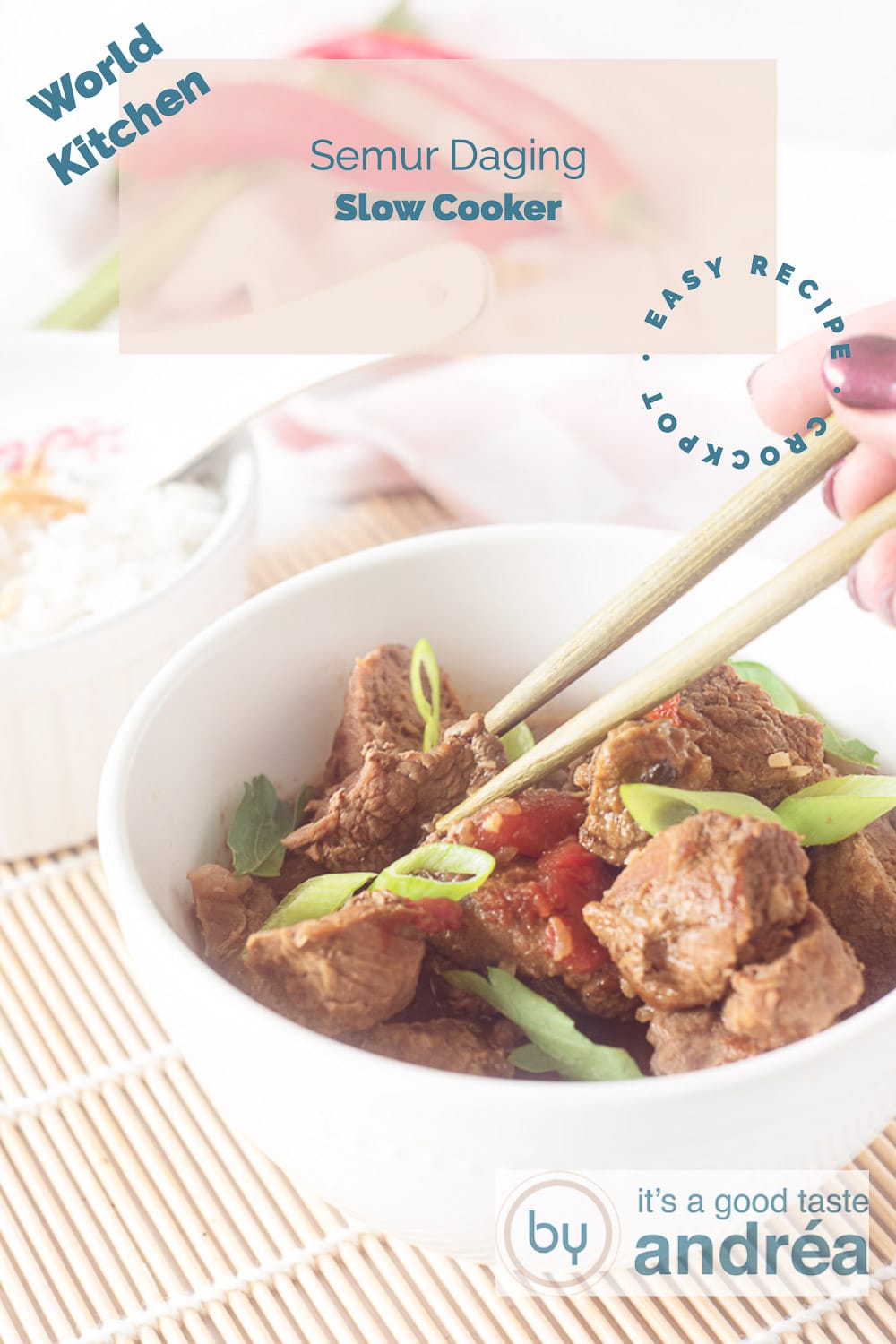 Slow Cooker Semur Daging (Indonesian Beef Stew) - By Andrea Janssen