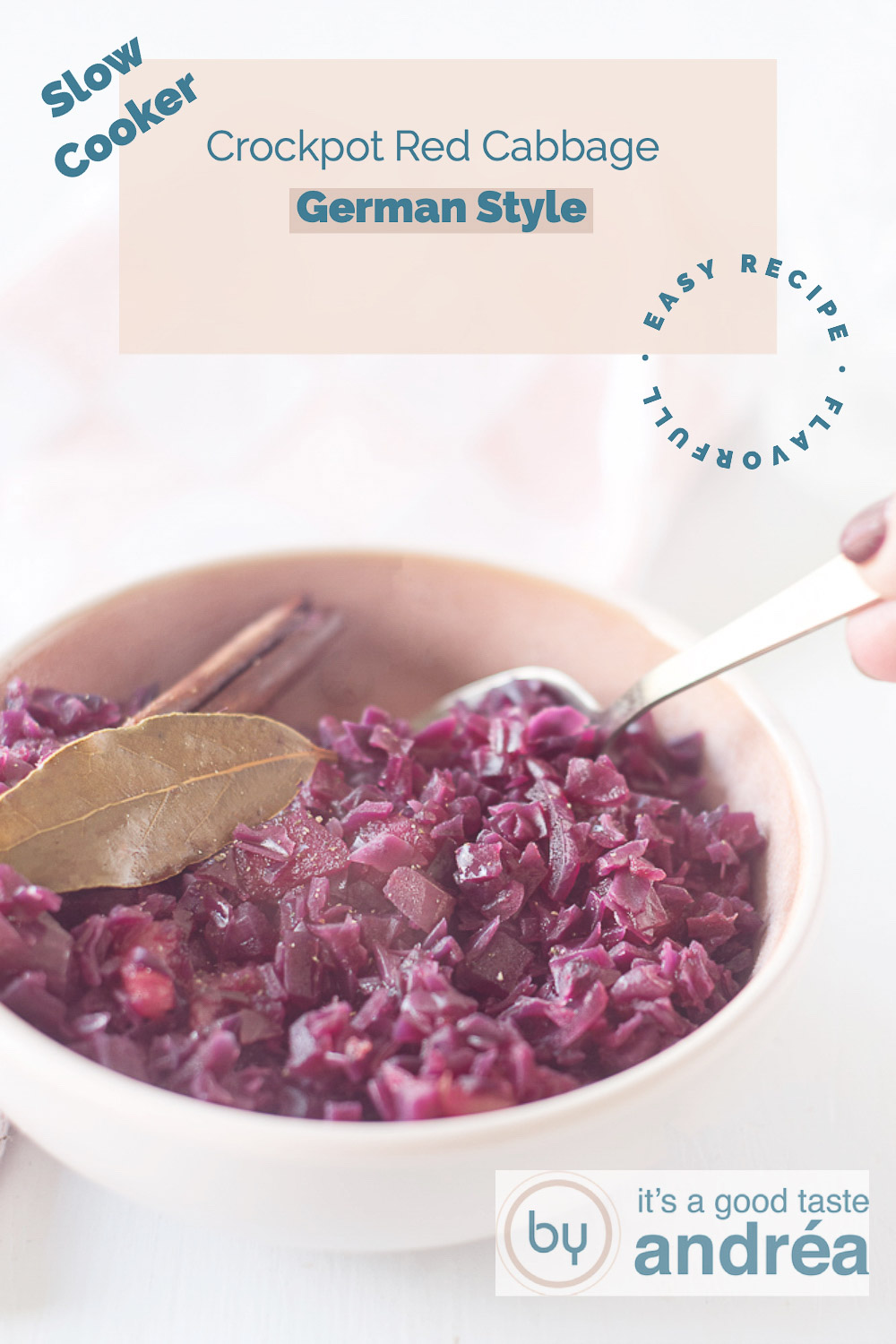 Crock-Pot Red Cabbage {German-Style} - By Andrea Janssen