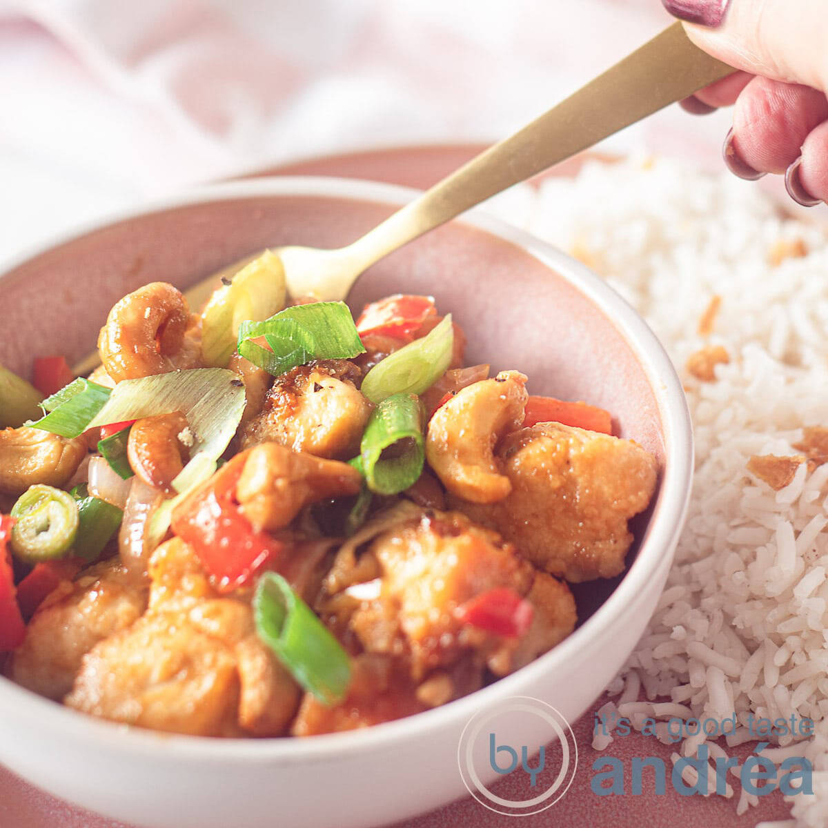 How to Make Spicy Cashew Chicken - By Andrea Janssen