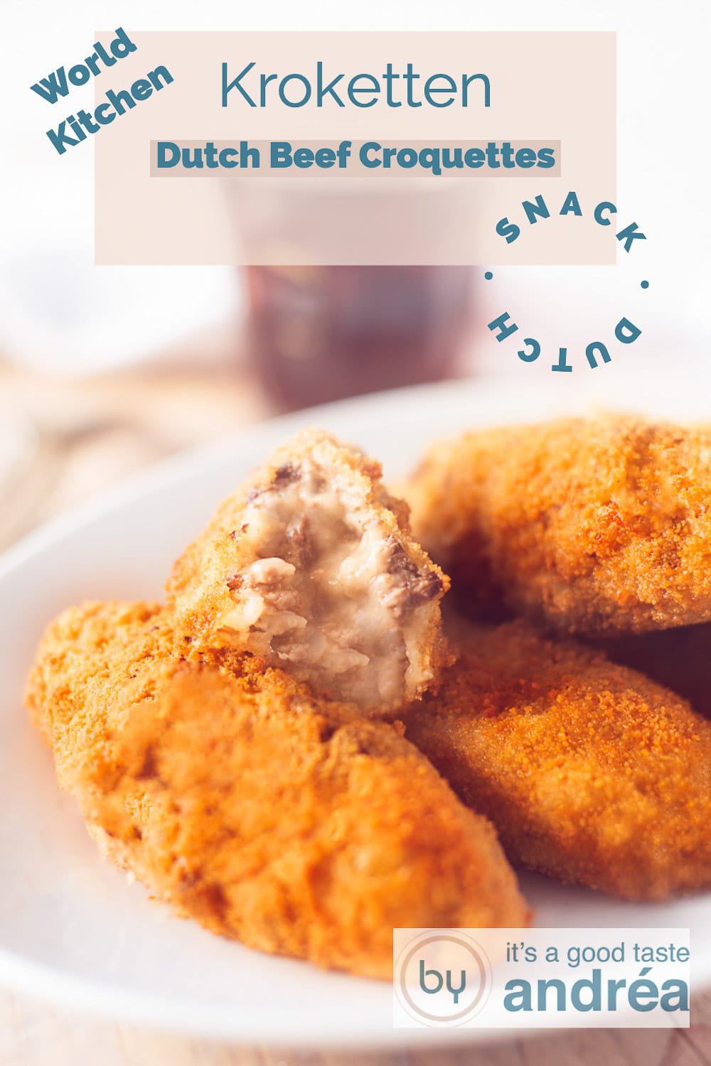 Kroketten Recipe (Dutch Beef Croquettes) - By Andrea Janssen