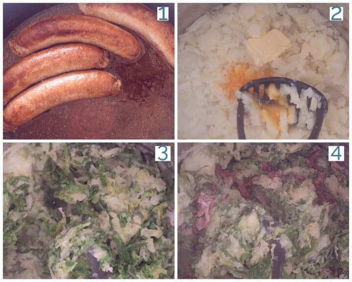 Granny's Endive Stew with Sausage - By Andrea Janssen