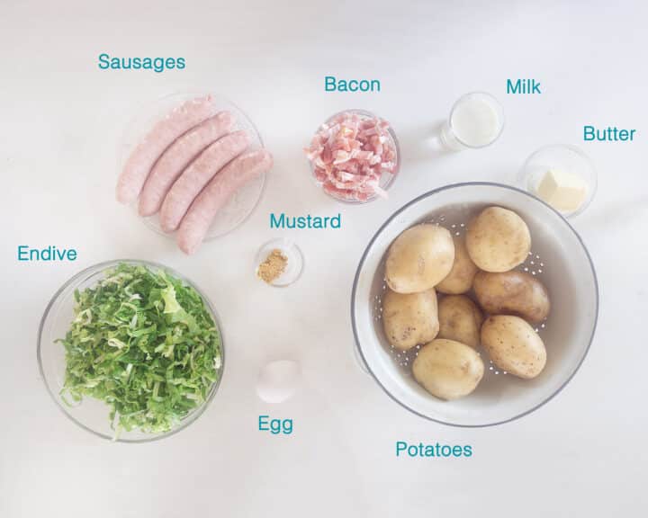 Granny's Endive Stew with Sausage - By Andrea Janssen