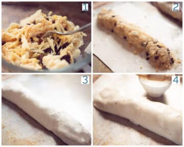 Dutch Banketstaaf (Almond Paste-Filled Pastry Log) - By Andrea Janssen