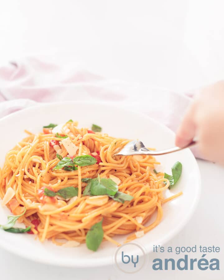 One Pot Vegetable Pasta - By Andrea Janssen