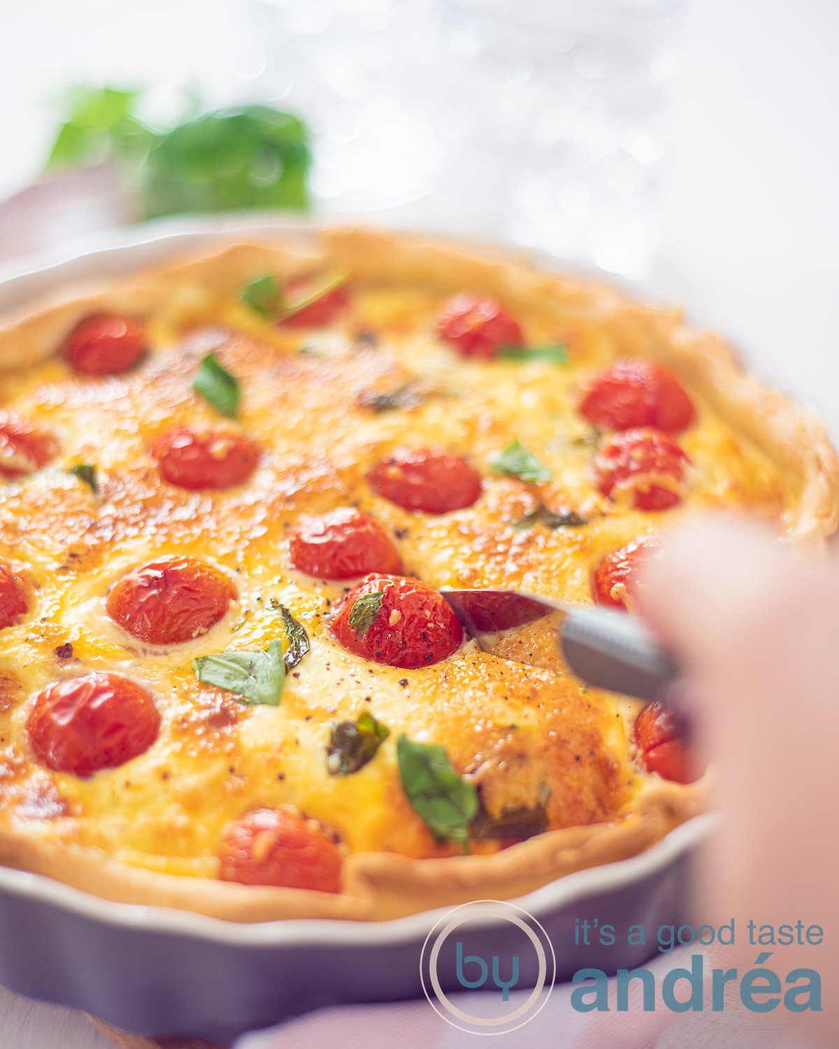Caprese Quiche - By Andrea Janssen