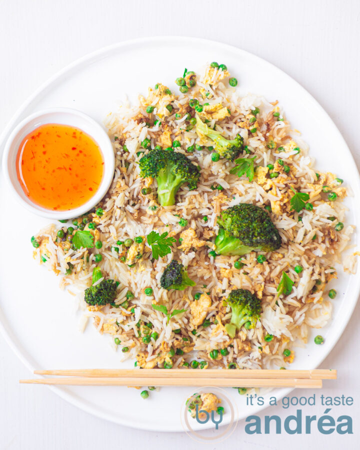 Easy Broccoli and Egg Fried Rice - By Andrea Janssen