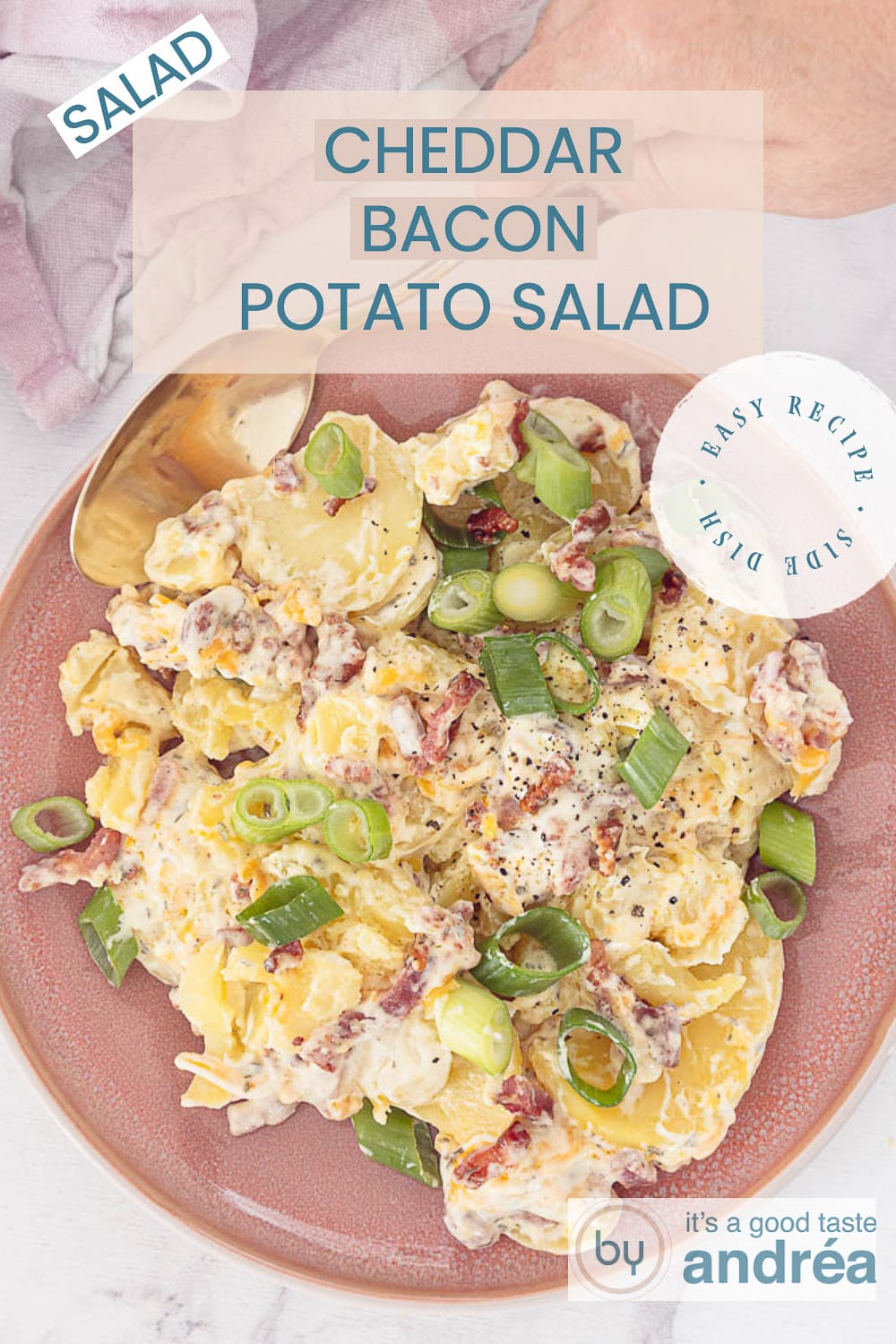 Cheddar Bacon Potato Salad - By Andrea Janssen