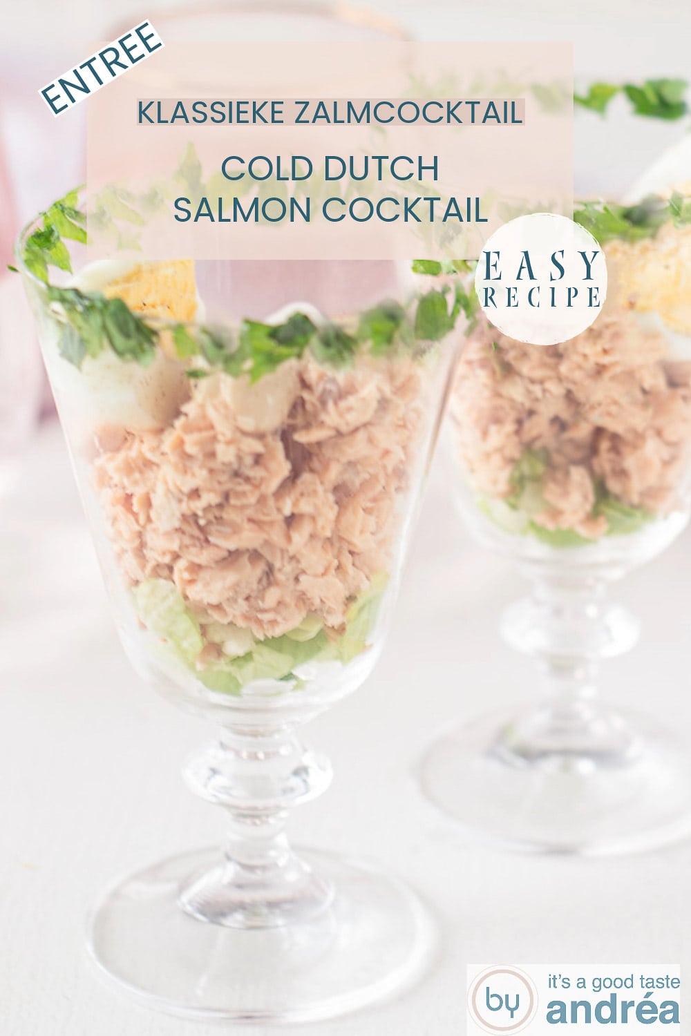 Klassieke Zalmcocktail (Cold Dutch Salmon Cocktail) - By Andrea Janssen