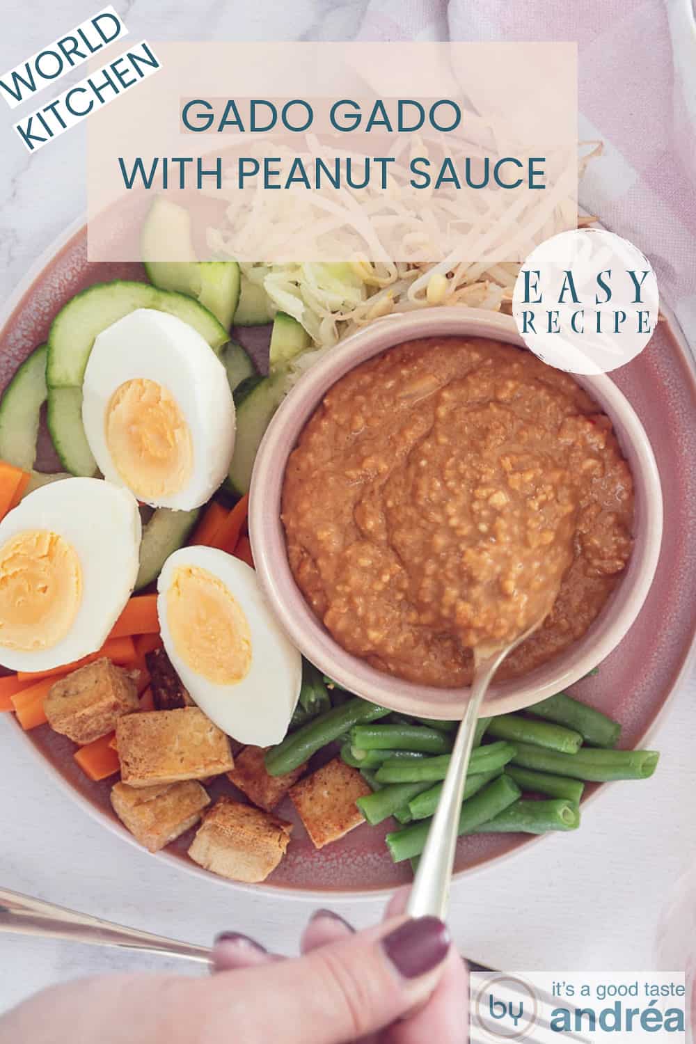 Gado Gado with Peanut Sauce - By Andrea Janssen