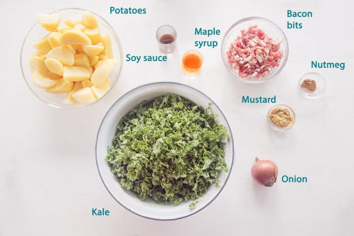 Classic Dutch Kale Mash (Boerenkool Stamppot) with Meatballs and Gravy ...