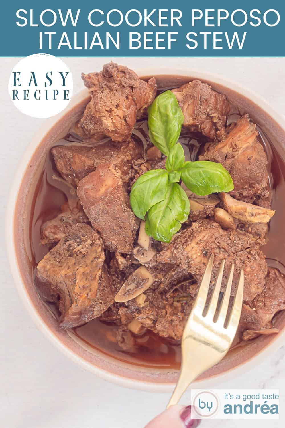 Peposo: Italian Slow-Cooked Beef in Red Wine - By Andrea Janssen